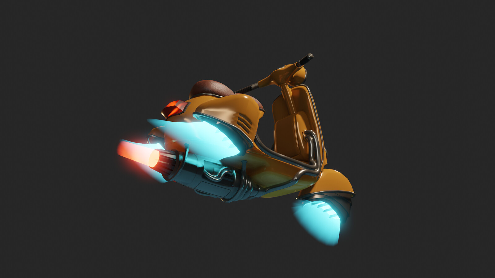 Arseny Shubin - 'Vesna' Rocket Engine Scooter