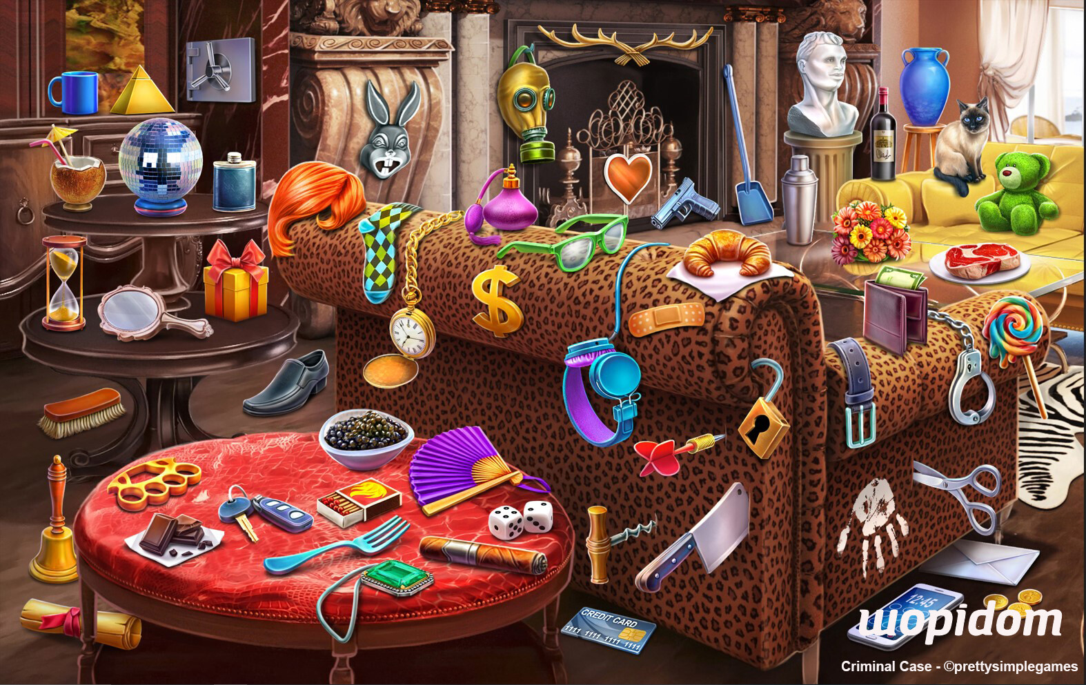 Sofia Cano - Concept Artist - Scenes for the Hidden Object Game - Criminal Case