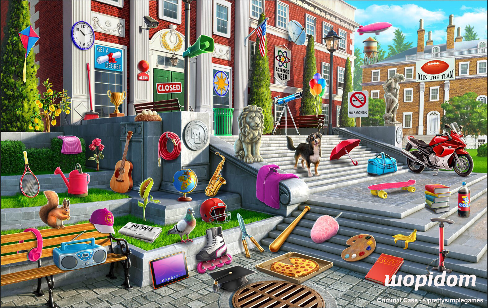 Sofia Cano - Concept Artist - Scenes for the Hidden Object Game - Criminal Case