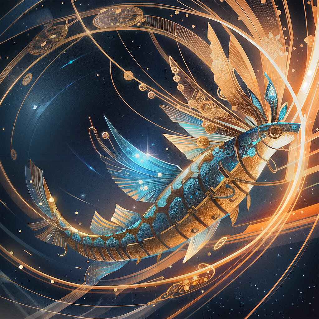 ArtStation - Steampunk Galaxy Fish