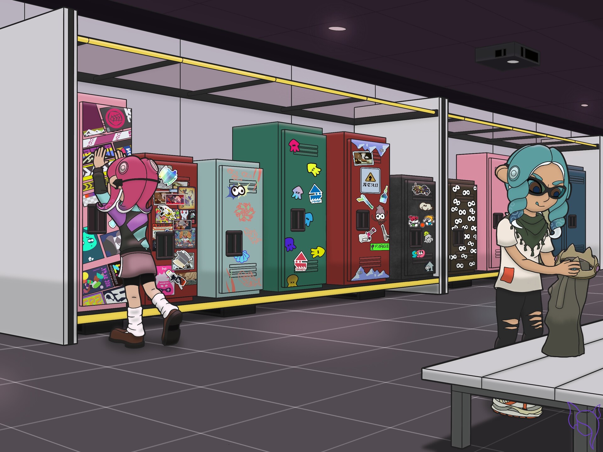 ArtStation - Setting up our Lockers