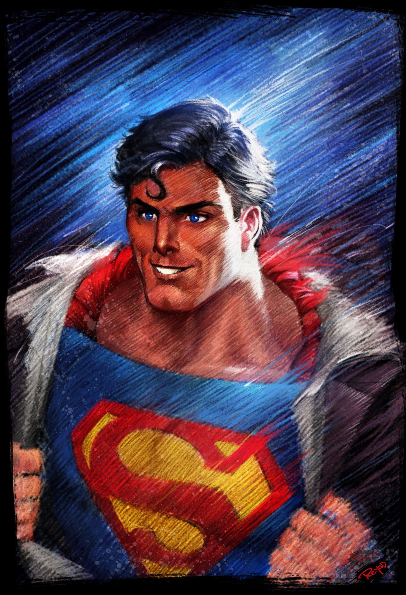 ArtStation - The one and only Christopher reeve "Superman"