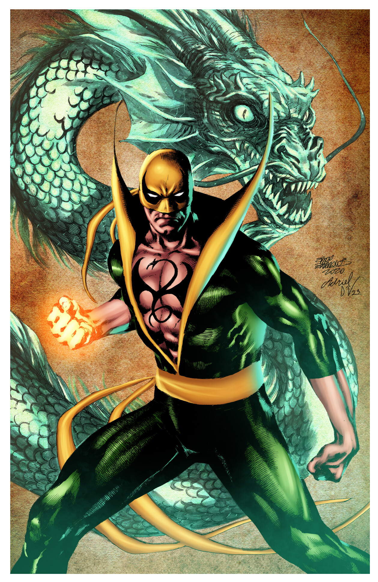 ArtStation - Iron Fist COLORS sample