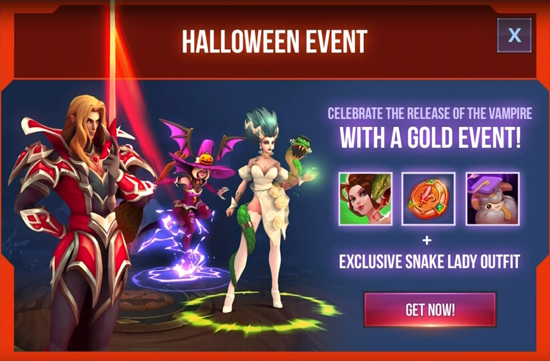 GFactory - Snake Lady Halloween Skin