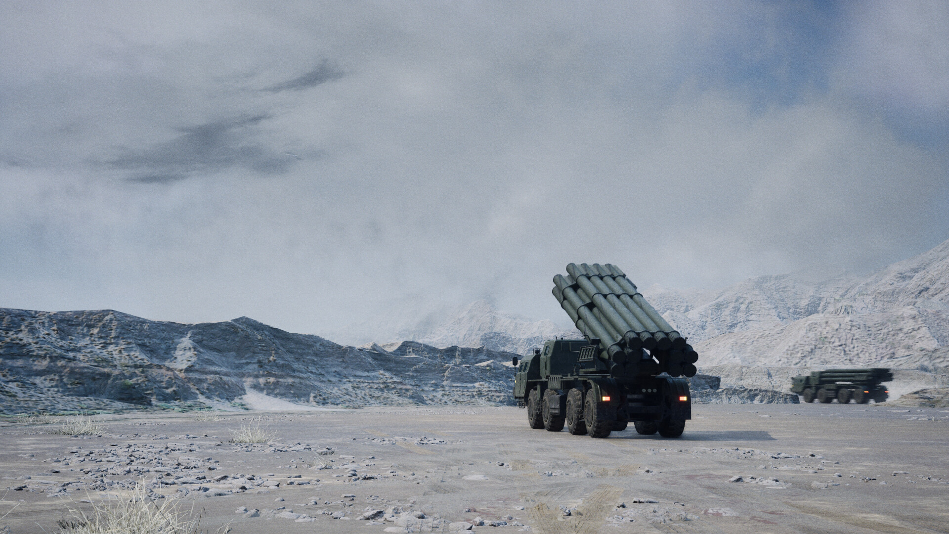 ArtStation - Missile Launch map (WIP)