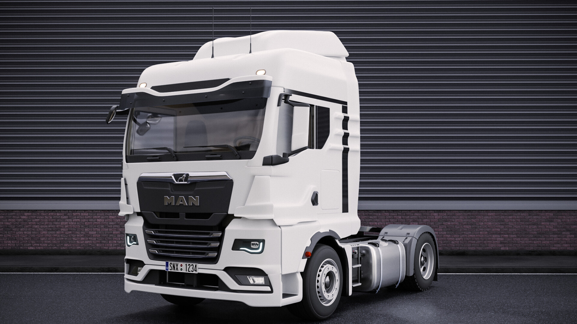 ArtStation - MAN TGX Truck