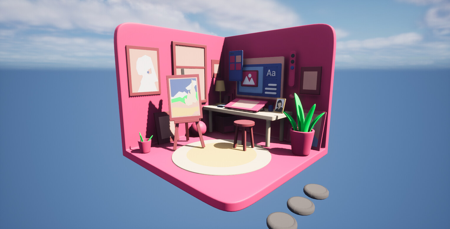 ArtStation - Mini_Room_Art