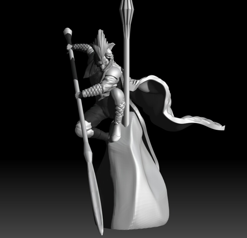 Isaac Odyss - Elven Jester - Mr Free Lance - 3D printable miniature