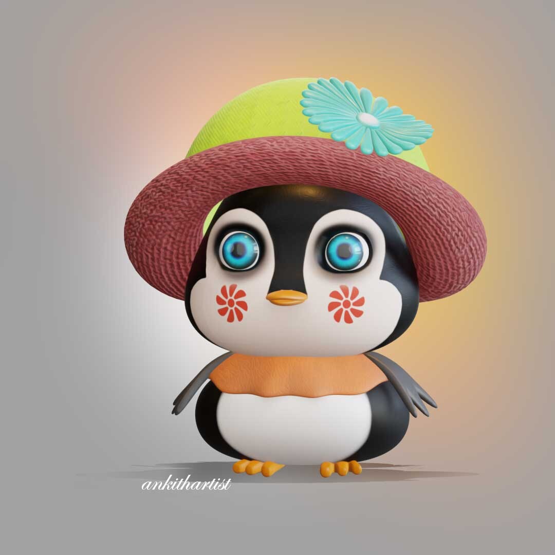 ArtStation - PENGUIN STYLIZE MODEL