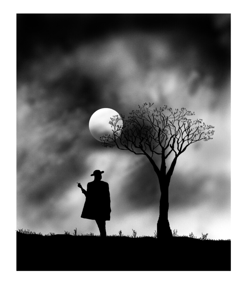 how to draw moon in ms paint