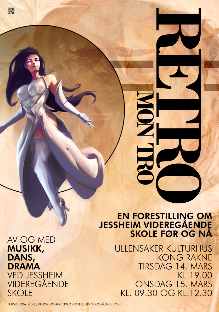 ArtStation - Retro Poster concept