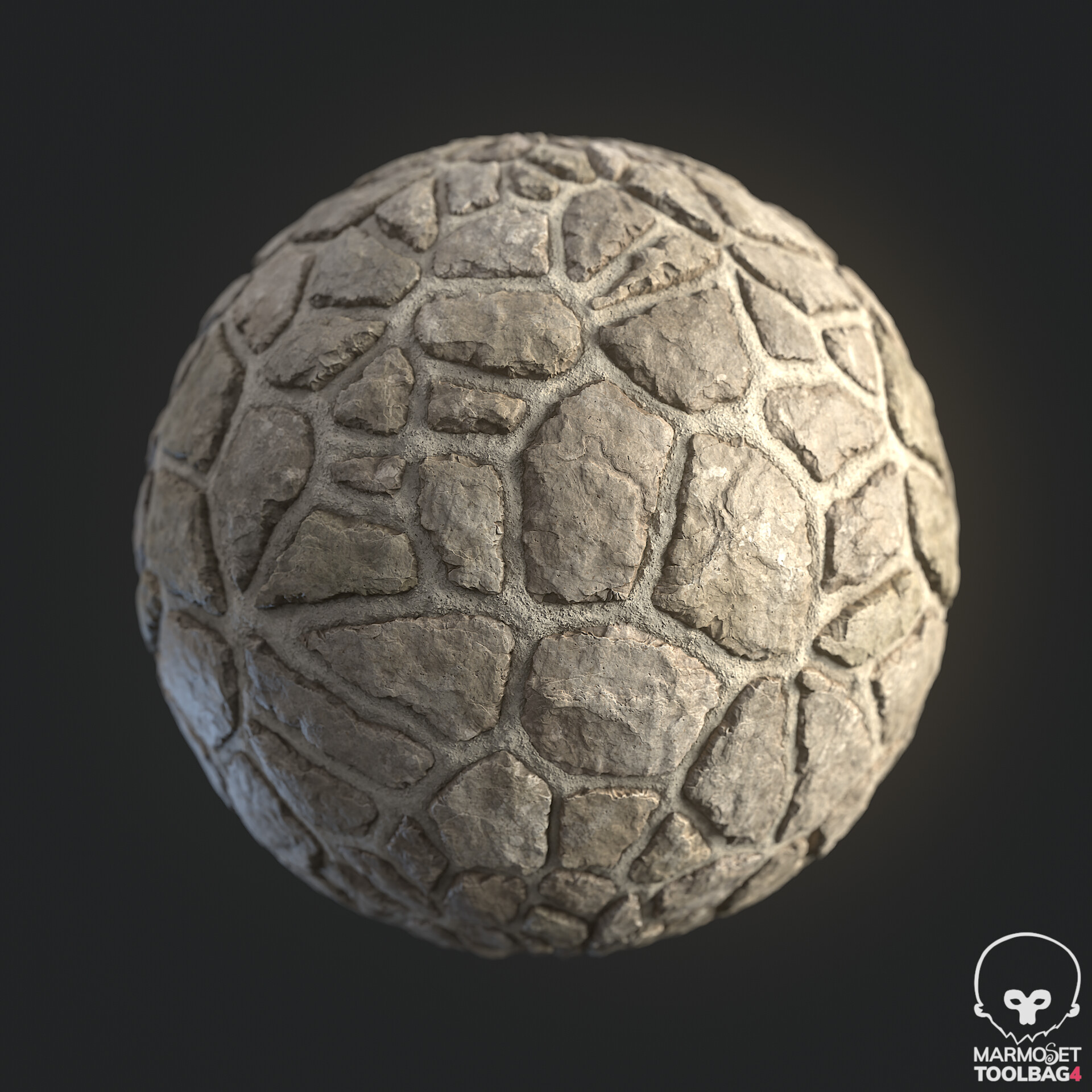 ArtStation - Stone wall material practice