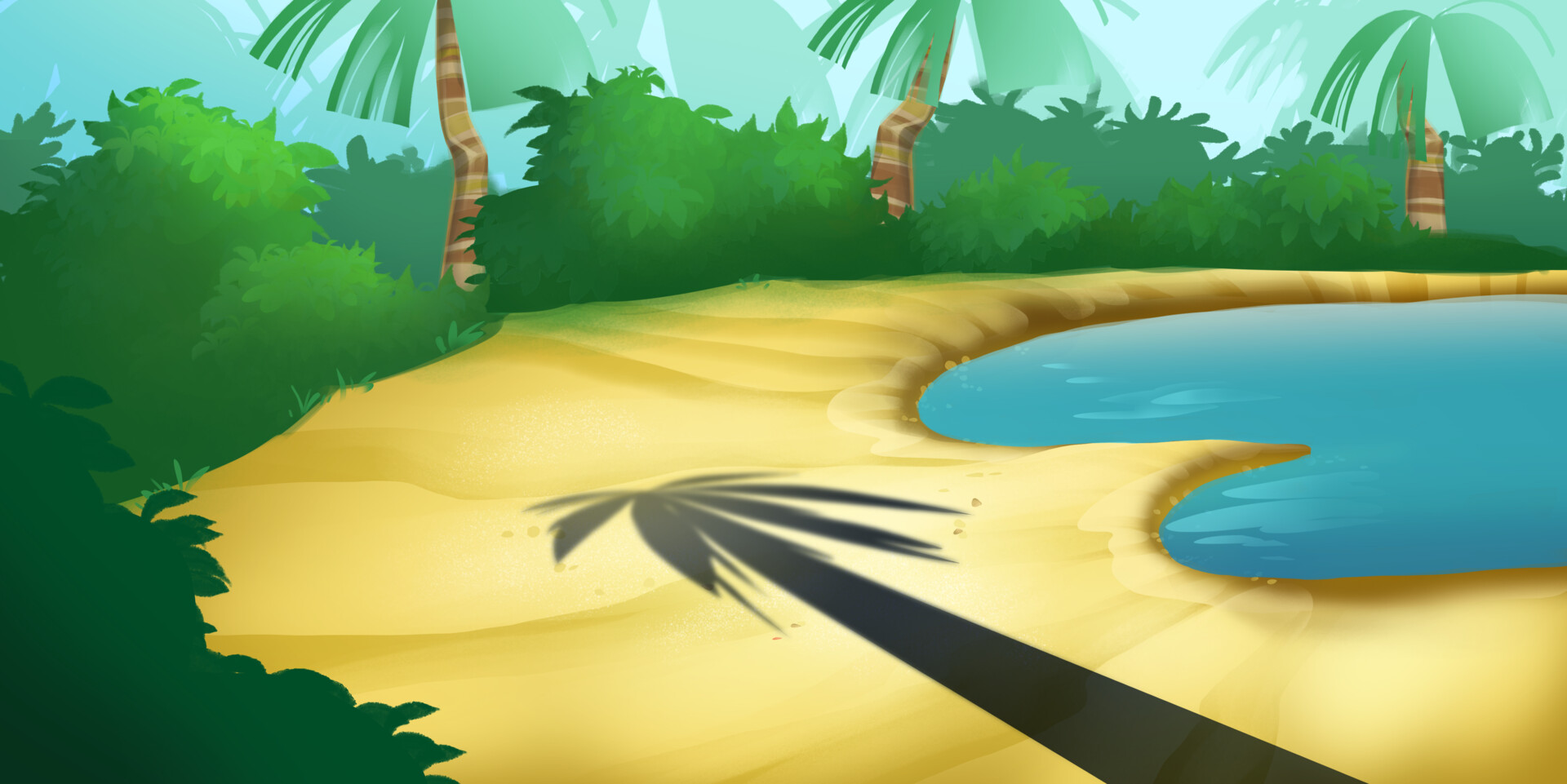 ArtStation - Club Baboo - Palm tree