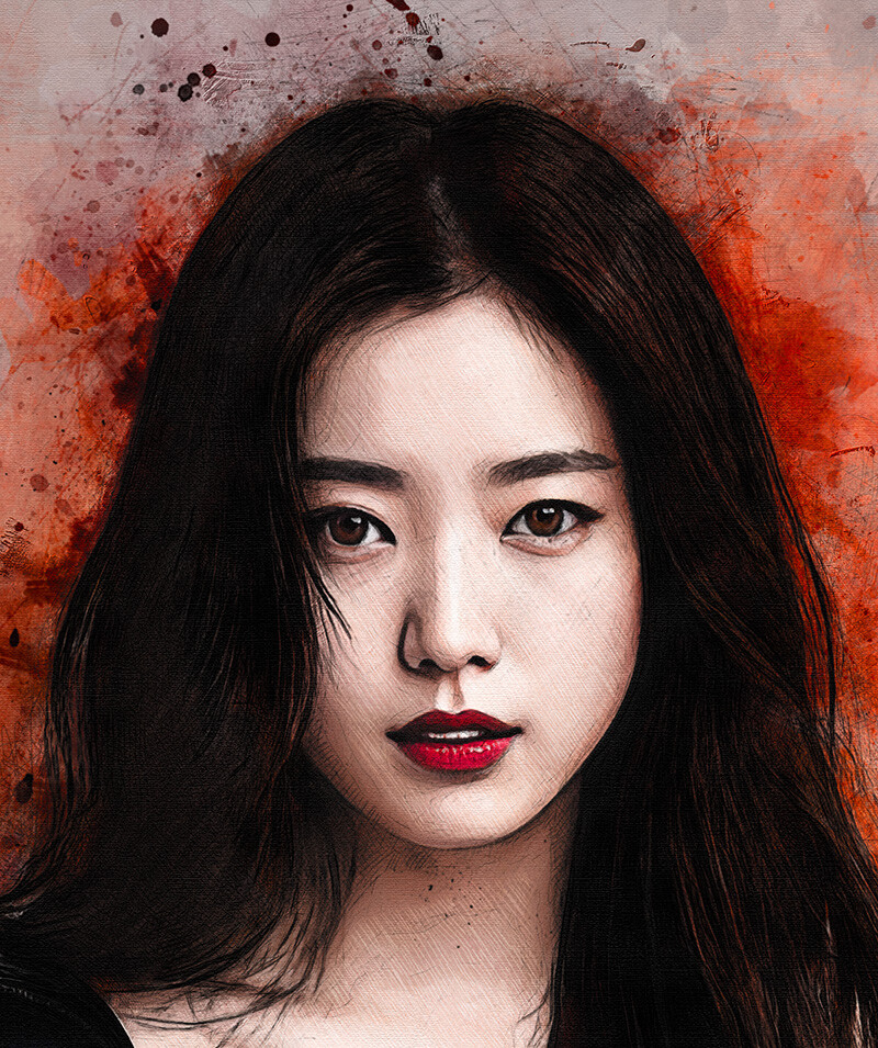 Alexander Ryan Art - Han Hyo-joo (한효주) - Spring Crush