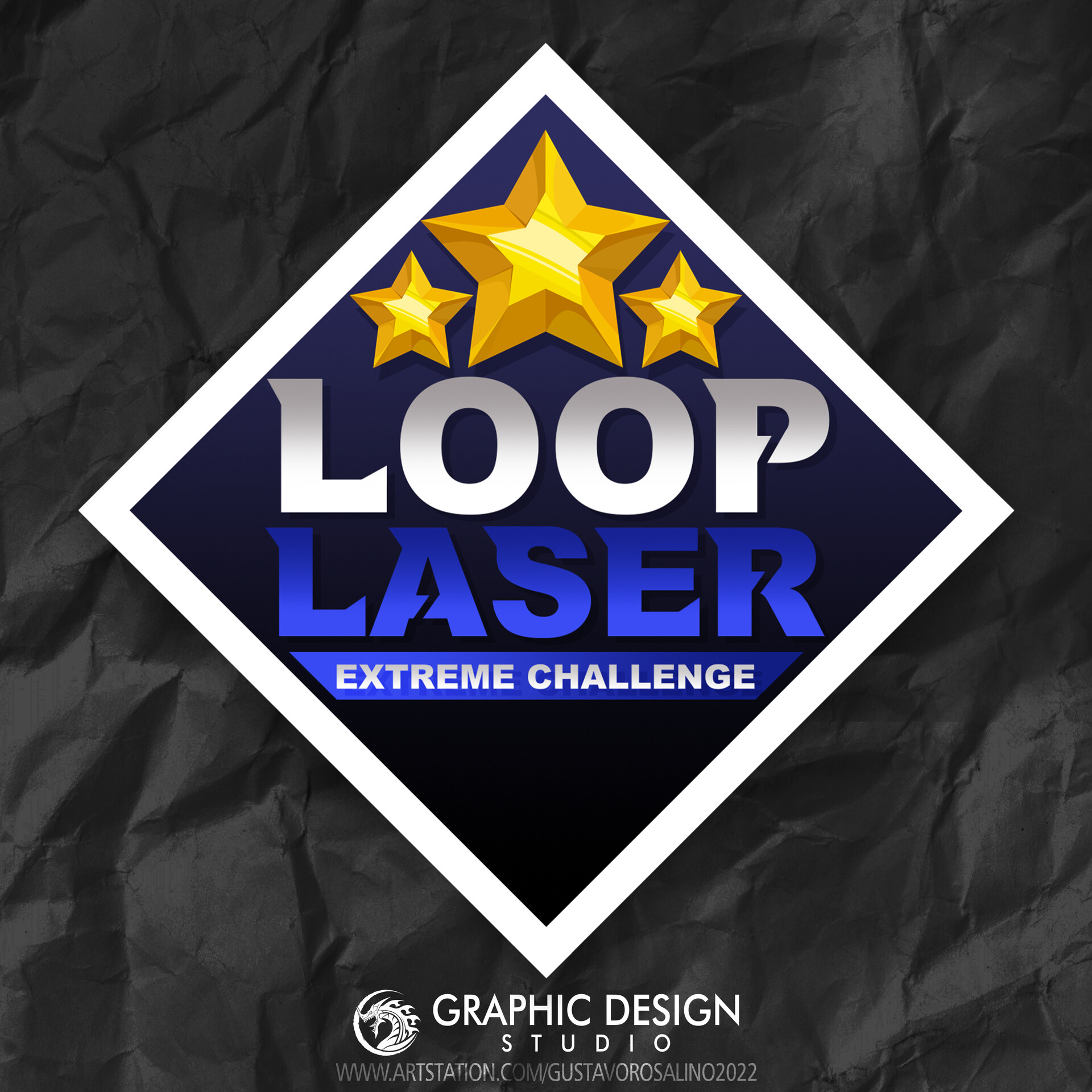 ArtStation - Logotipo (Loop Laser Extreme Challenge)