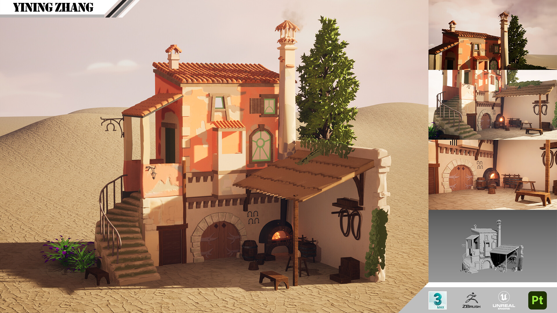 ArtStation - Stone House