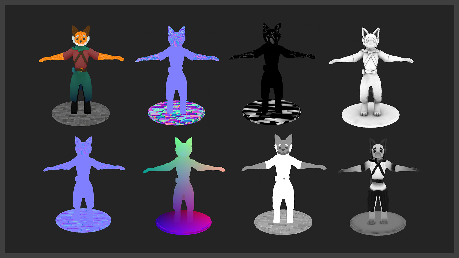 3D_Holly - Caspian - Fox Player Model
