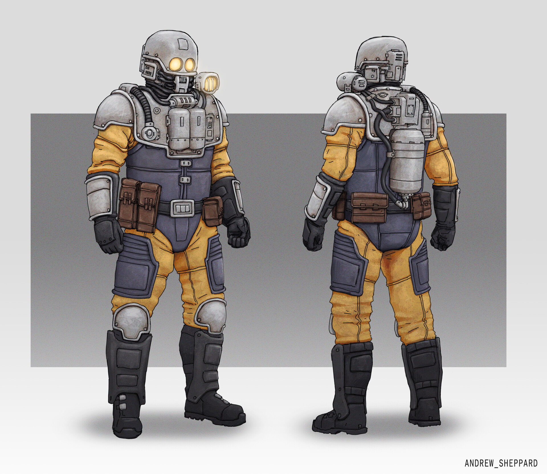 ArtStation - Voidsman Character Design