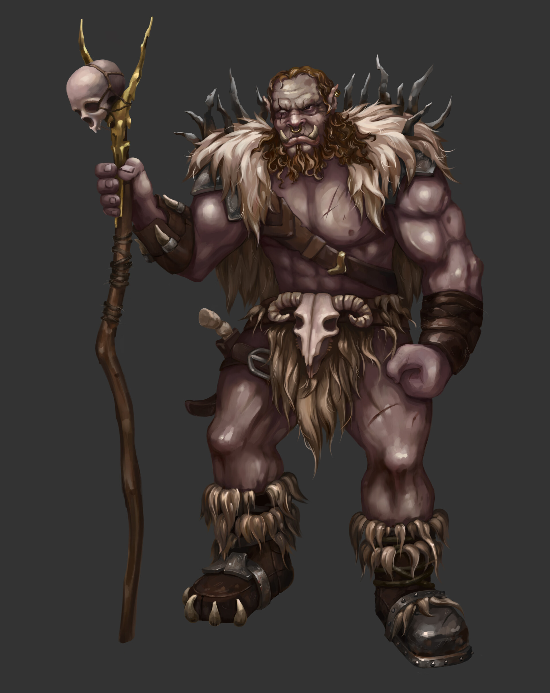 ArtStation - Chieftain of the tribe