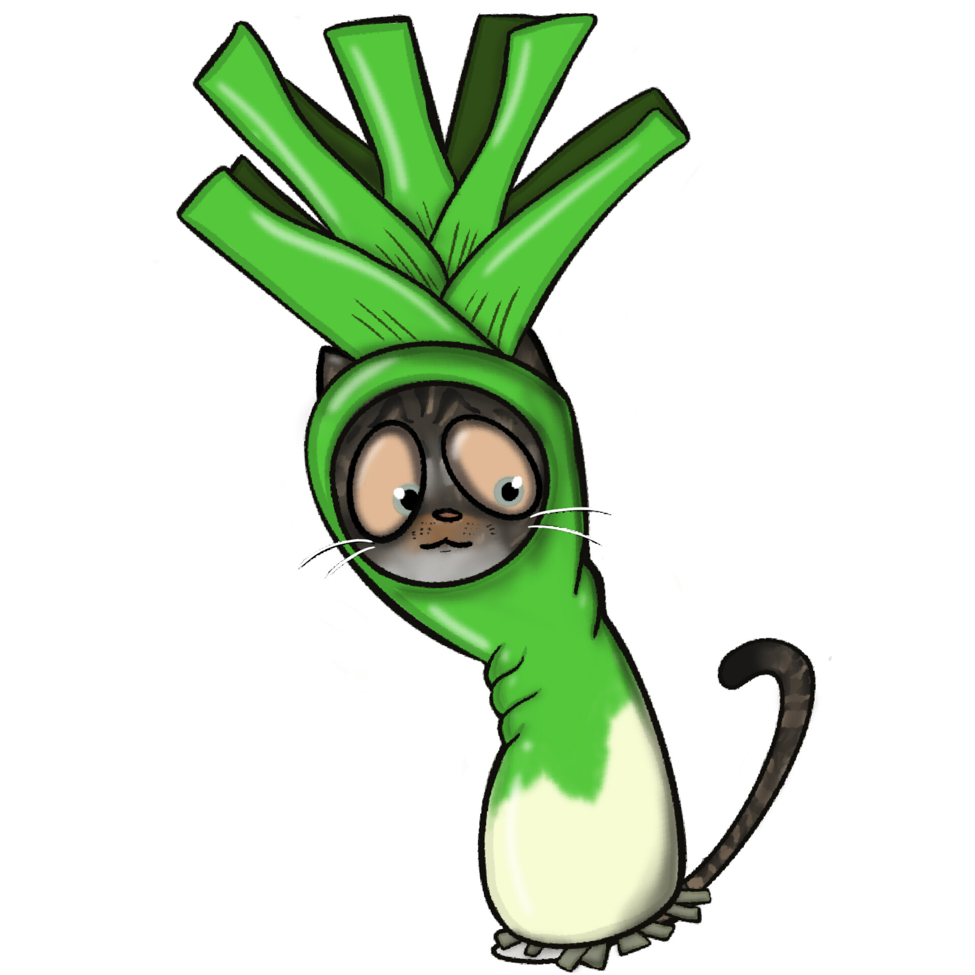 ArtStation - My cat named Leek