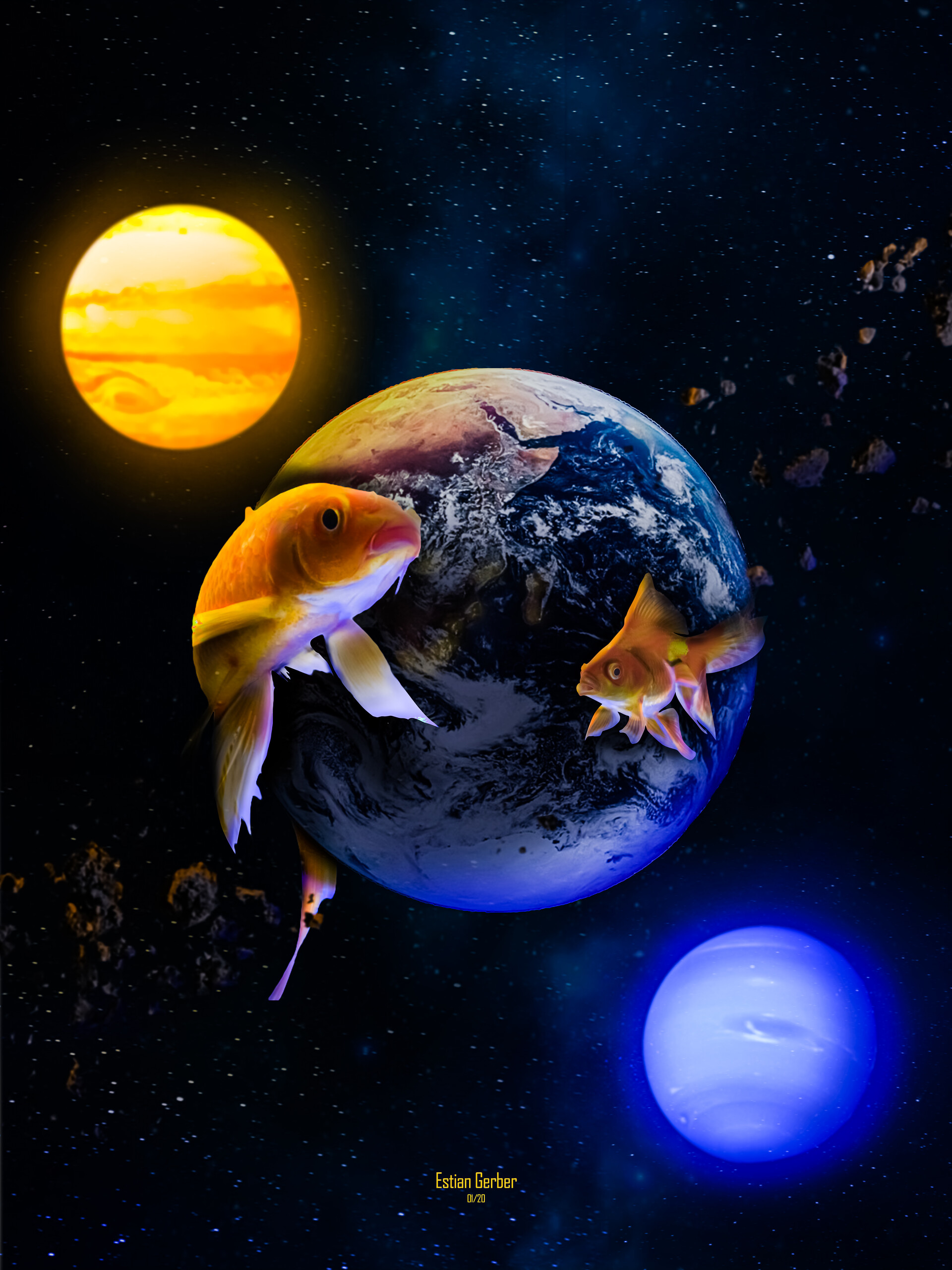 Estian Gerber - Fish in Space