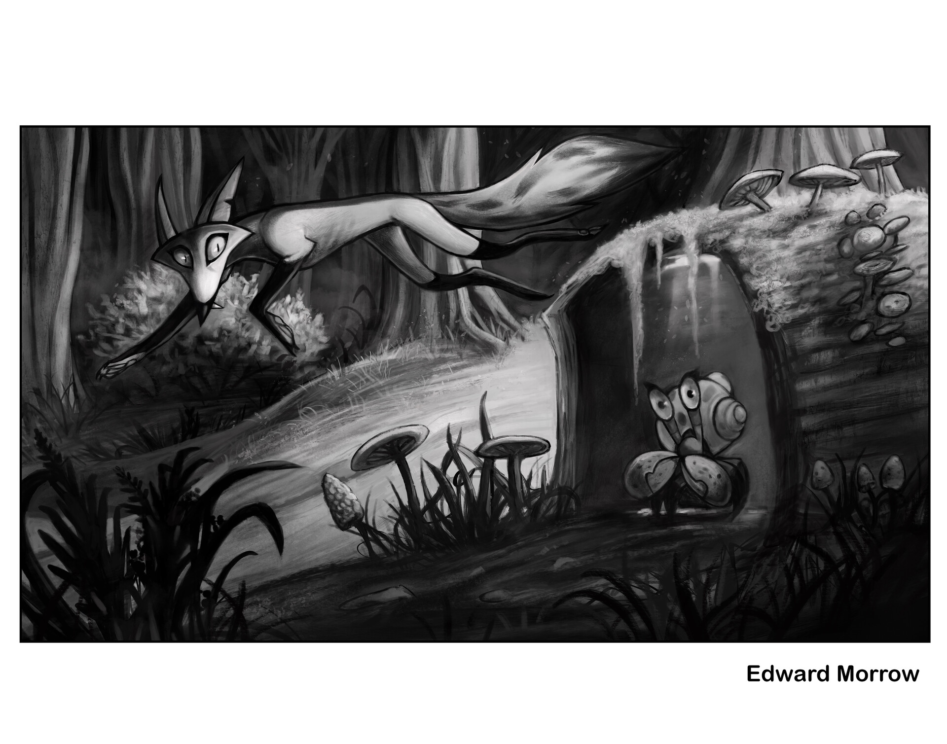 ArtStation - The Fox and the Crab