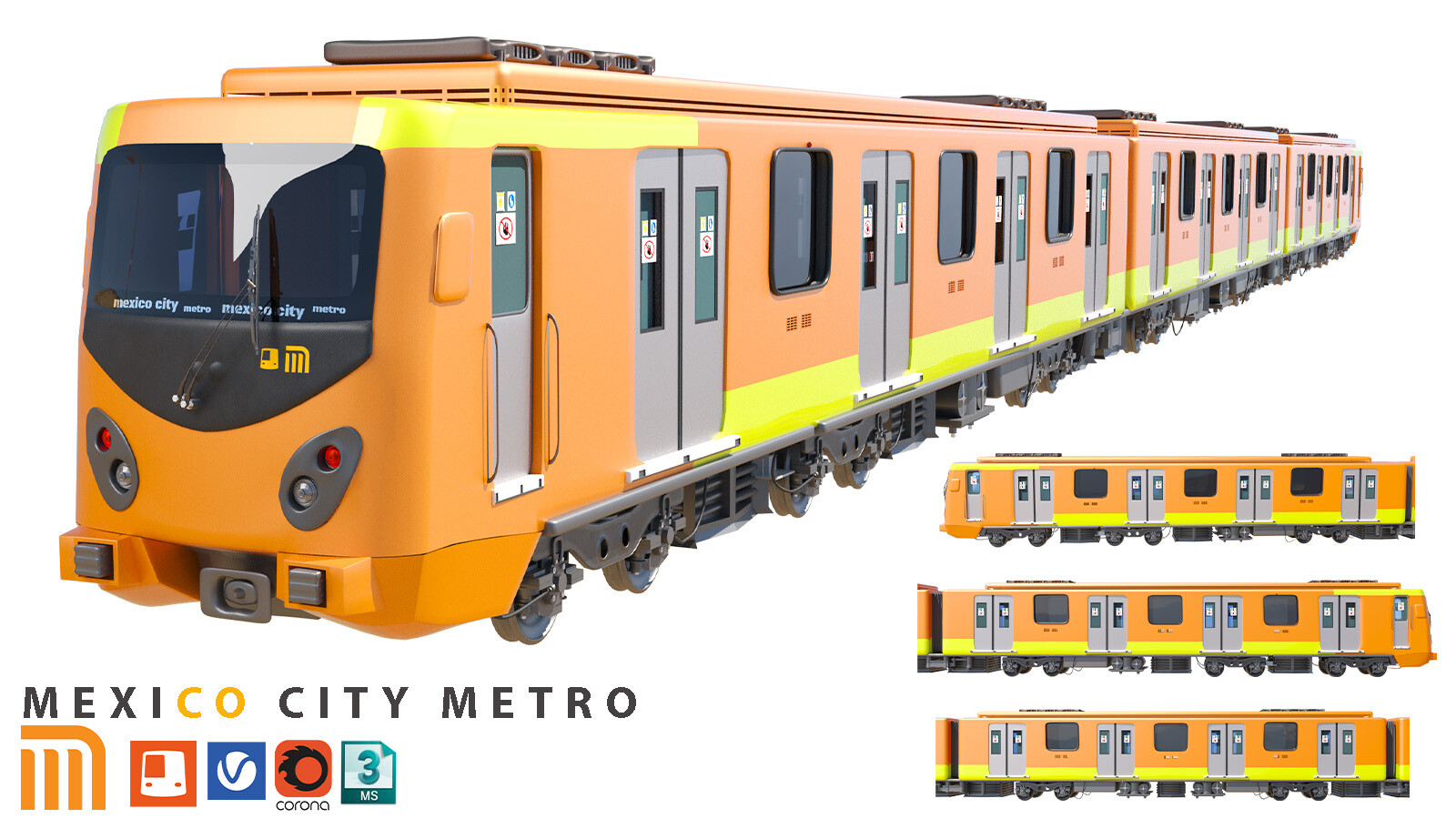 ArtStation - Mexico City Metro