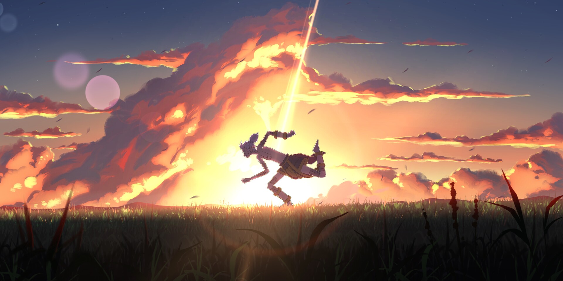 ArtStation - Dias Training (anime style landscape)