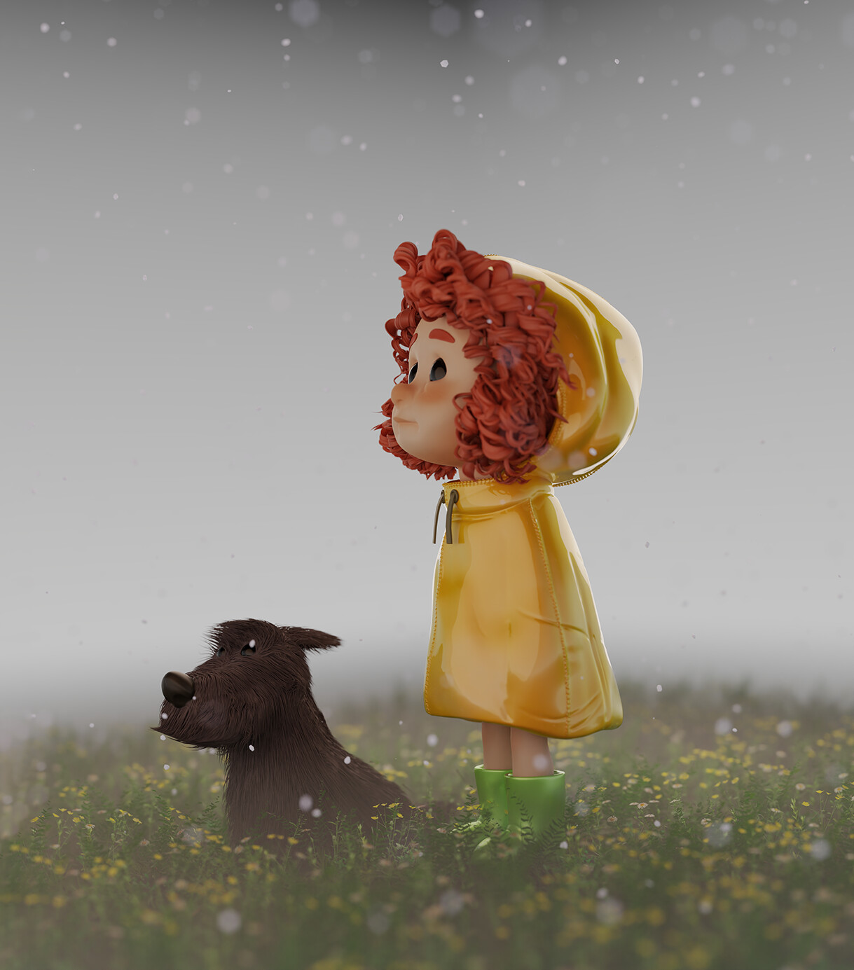 ArtStation - The Raincoat