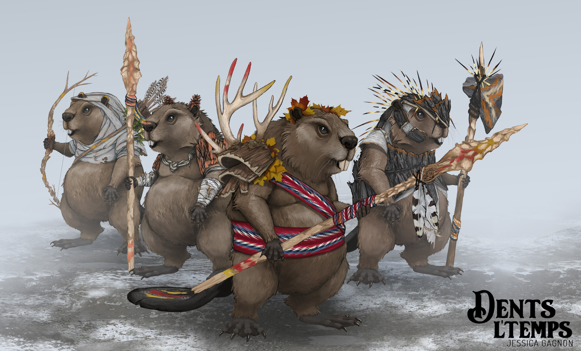 ArtStation - DENTS L'TEMPS - Character concepts