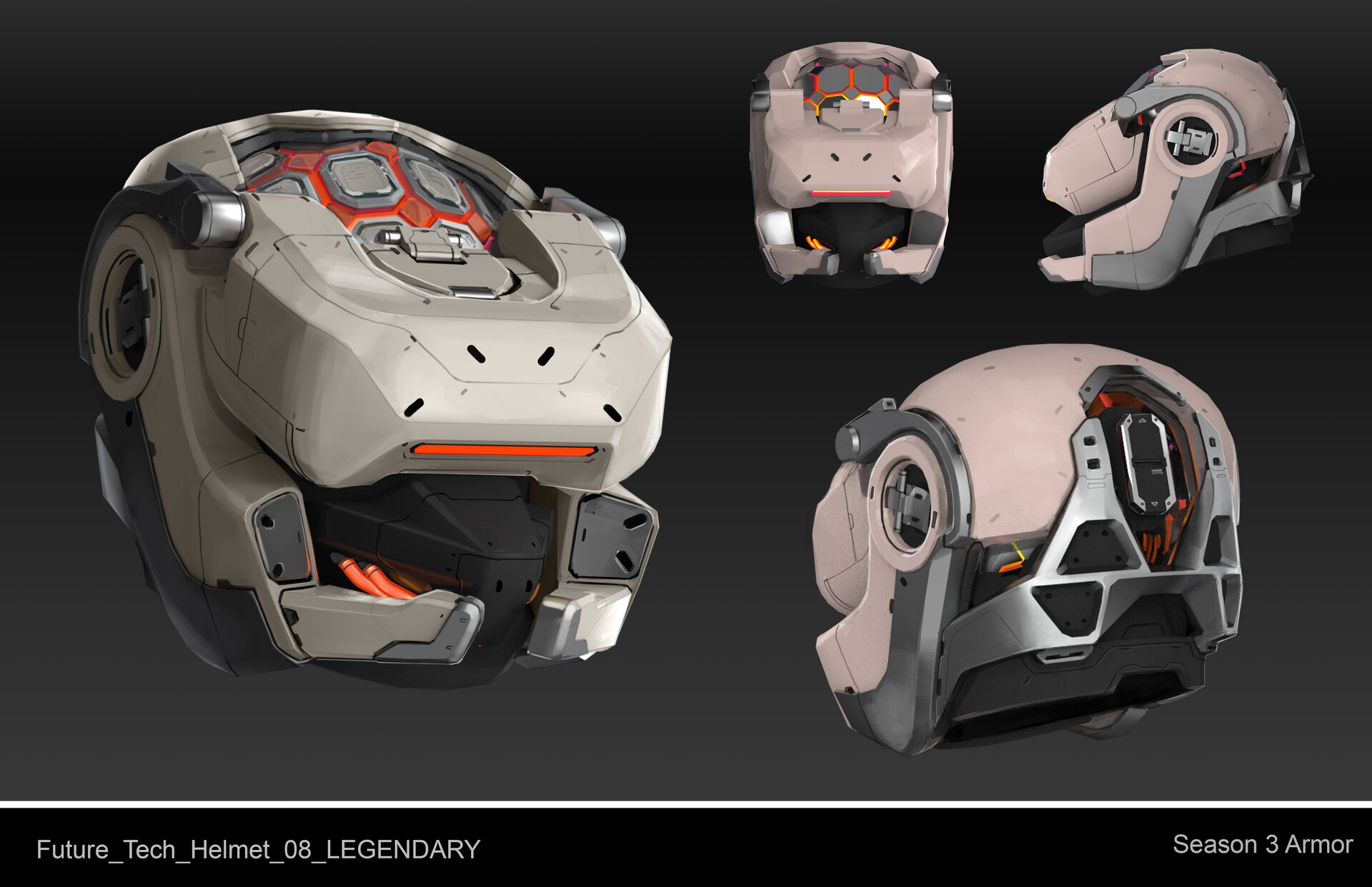 Ian Galvin - HALO INFINITE SEASON 3: HELMETS