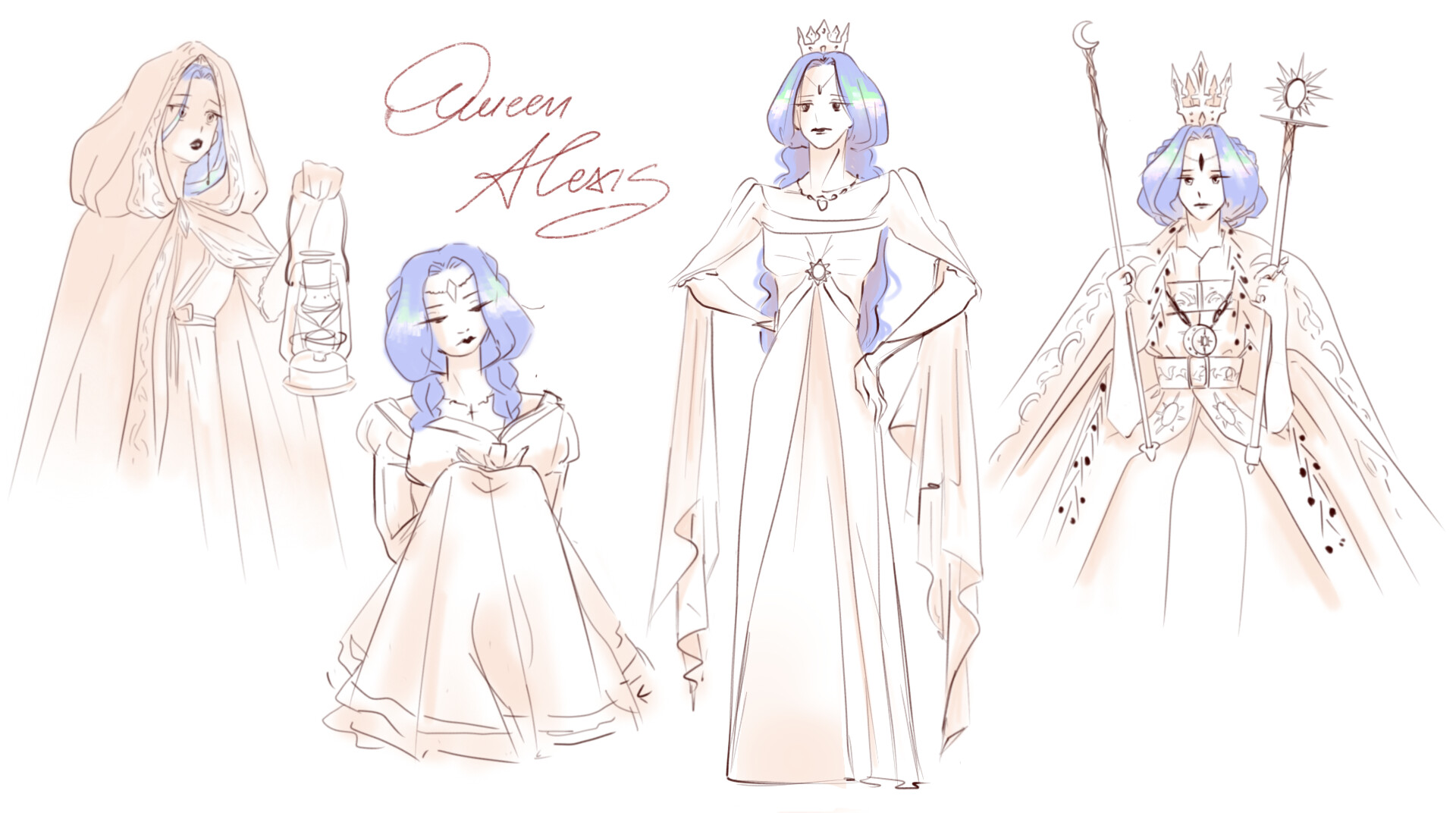 ArtStation - Queen Alexis - character design