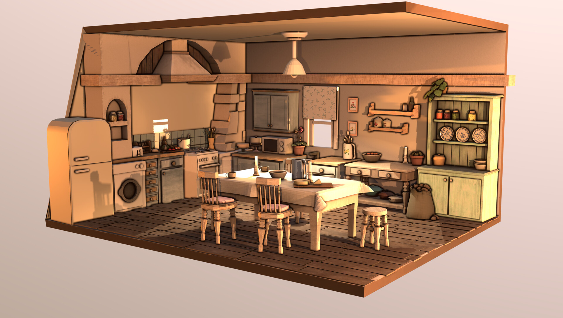 ArtStation - A Little Kitchen