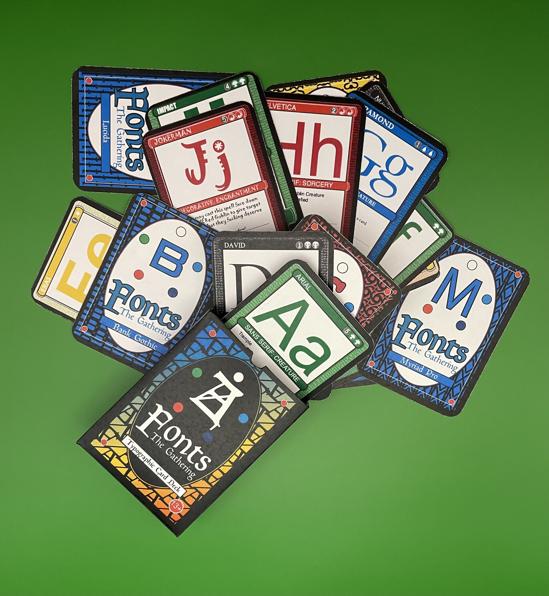 ArtStation - Typographic MTG Card Deck