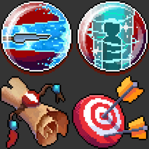 ArtStation - Pixel icons_set