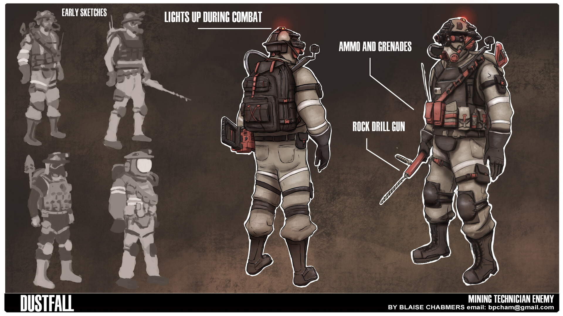 ArtStation - Enemy Design for Dustfall