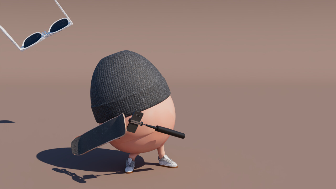 ArtStation - Eggy watch out for the shades!