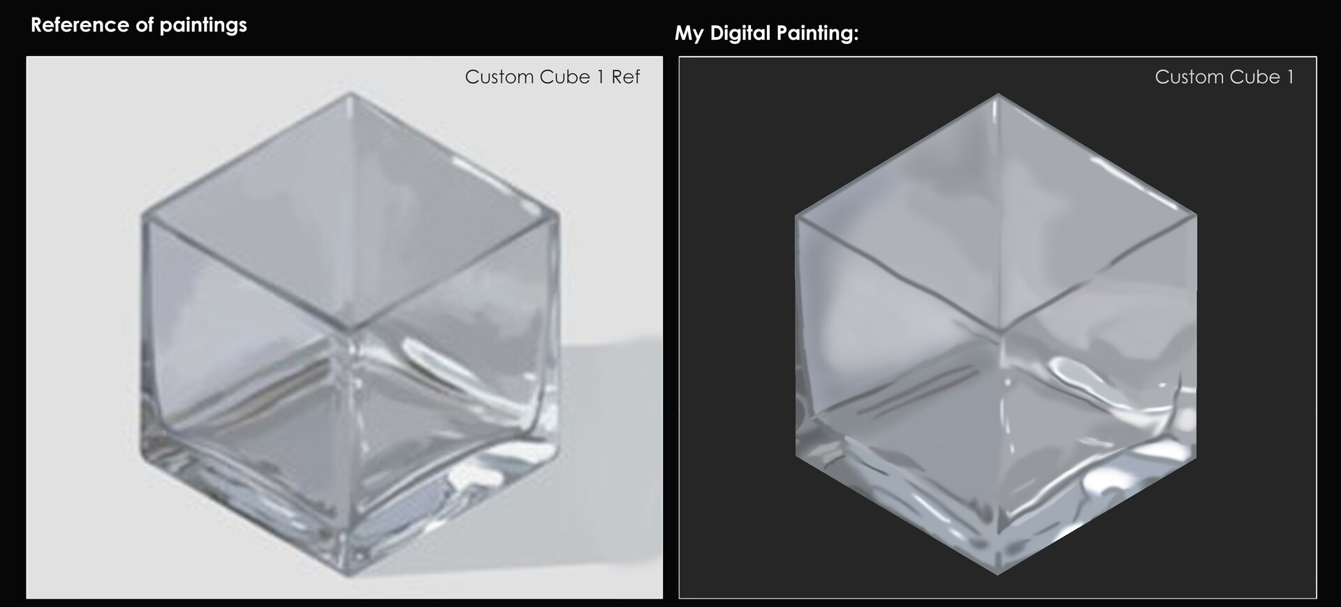 Luke Ang - 2D Painted Sheep and Material Cubes