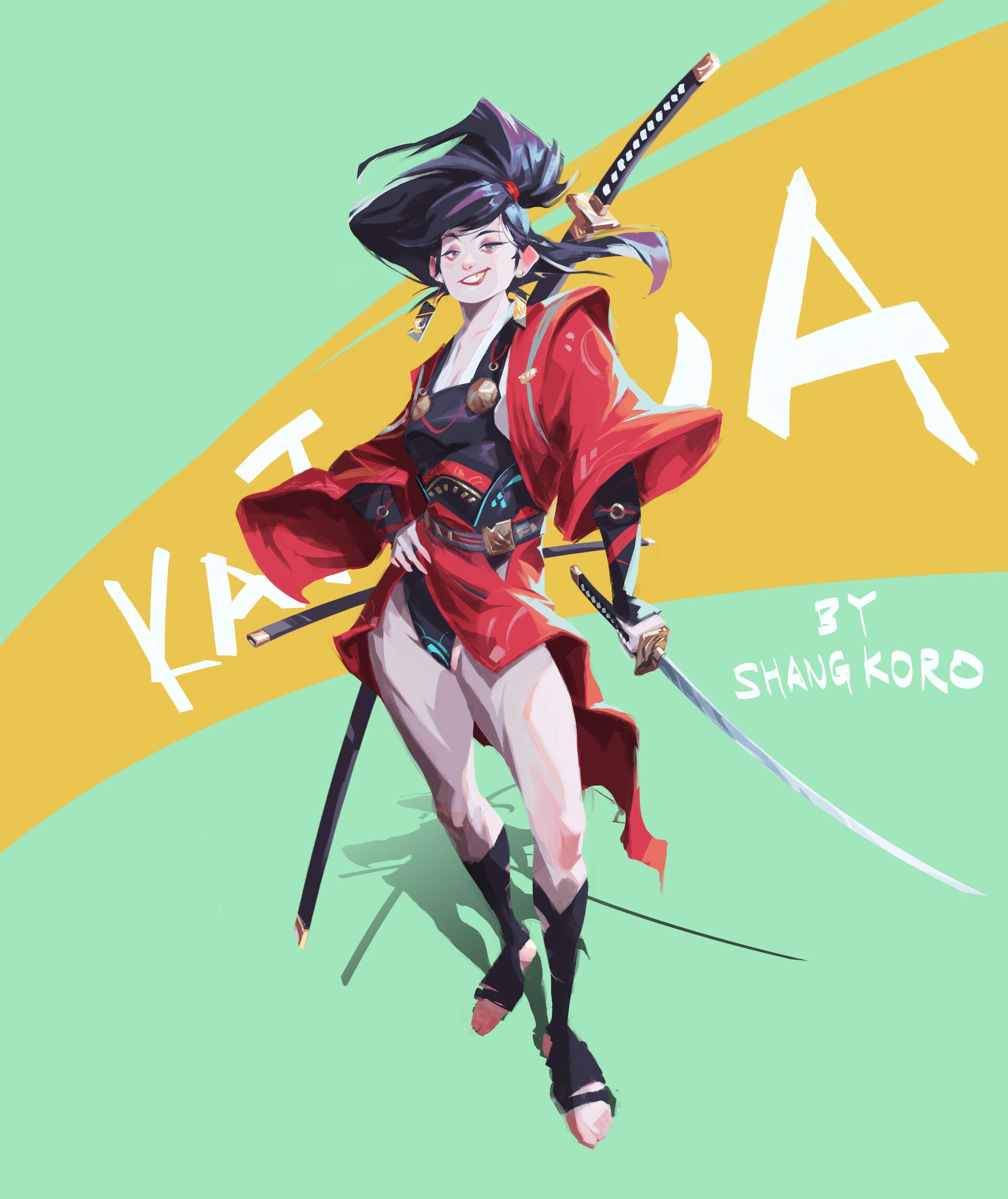 ArtStation - Samuri girl