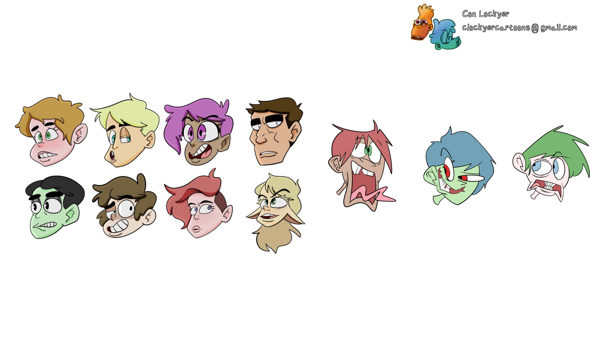 Conor Lockyer - 2D Character Design