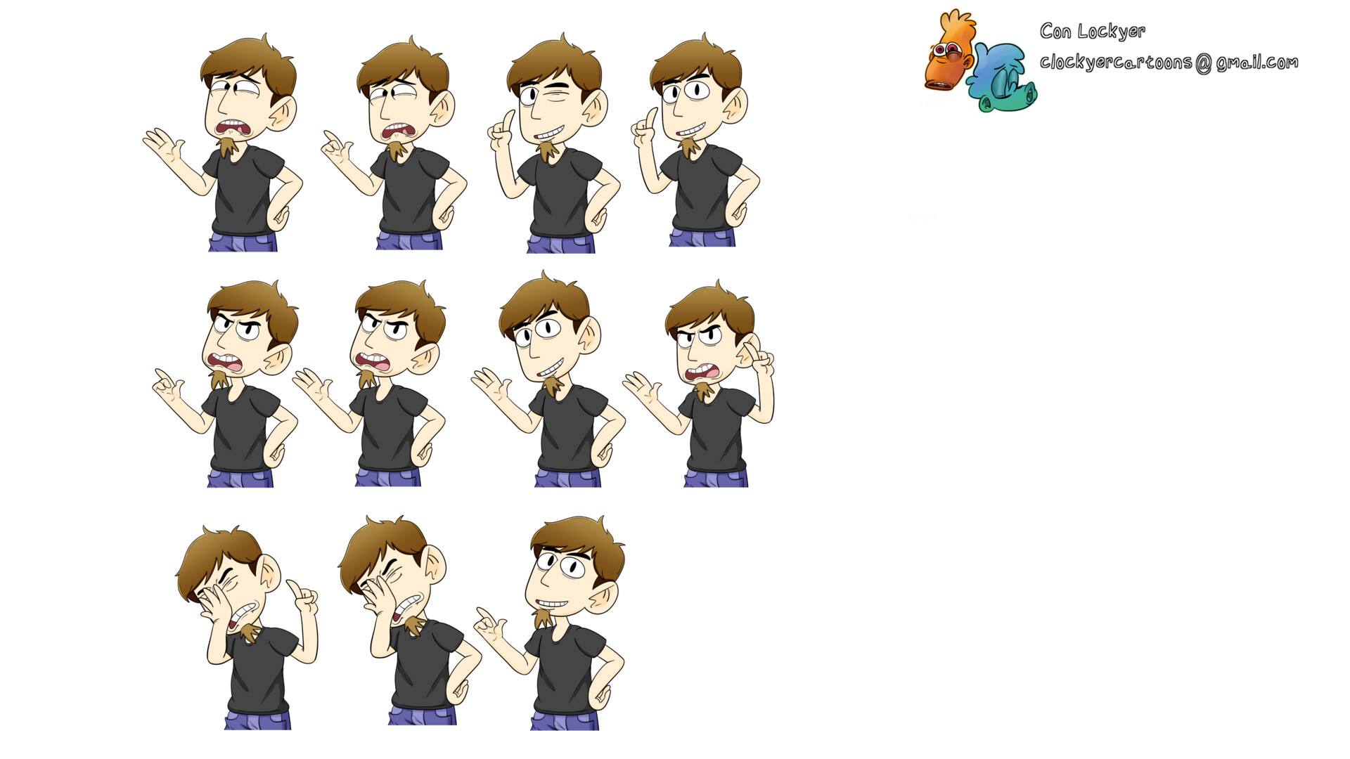 Conor Lockyer - 2D Character Design