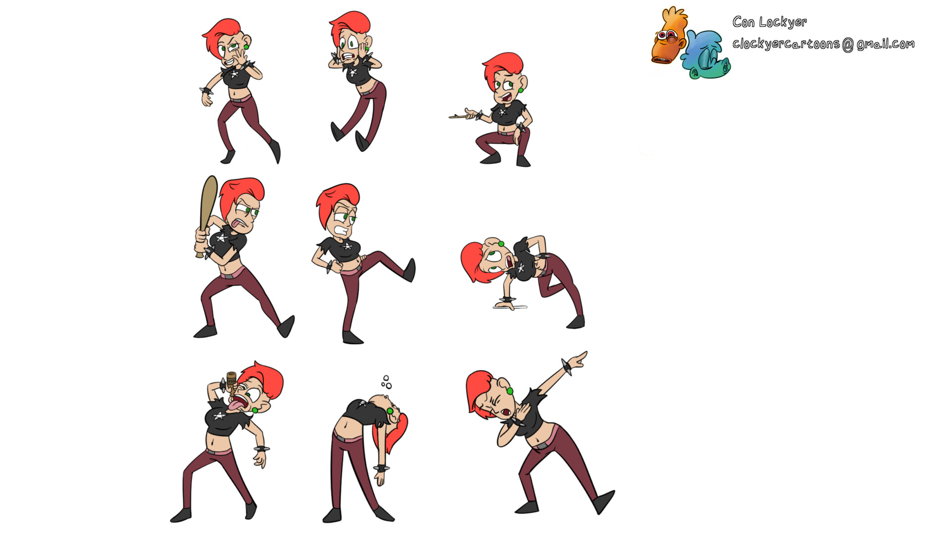 Conor Lockyer - 2D Character Design