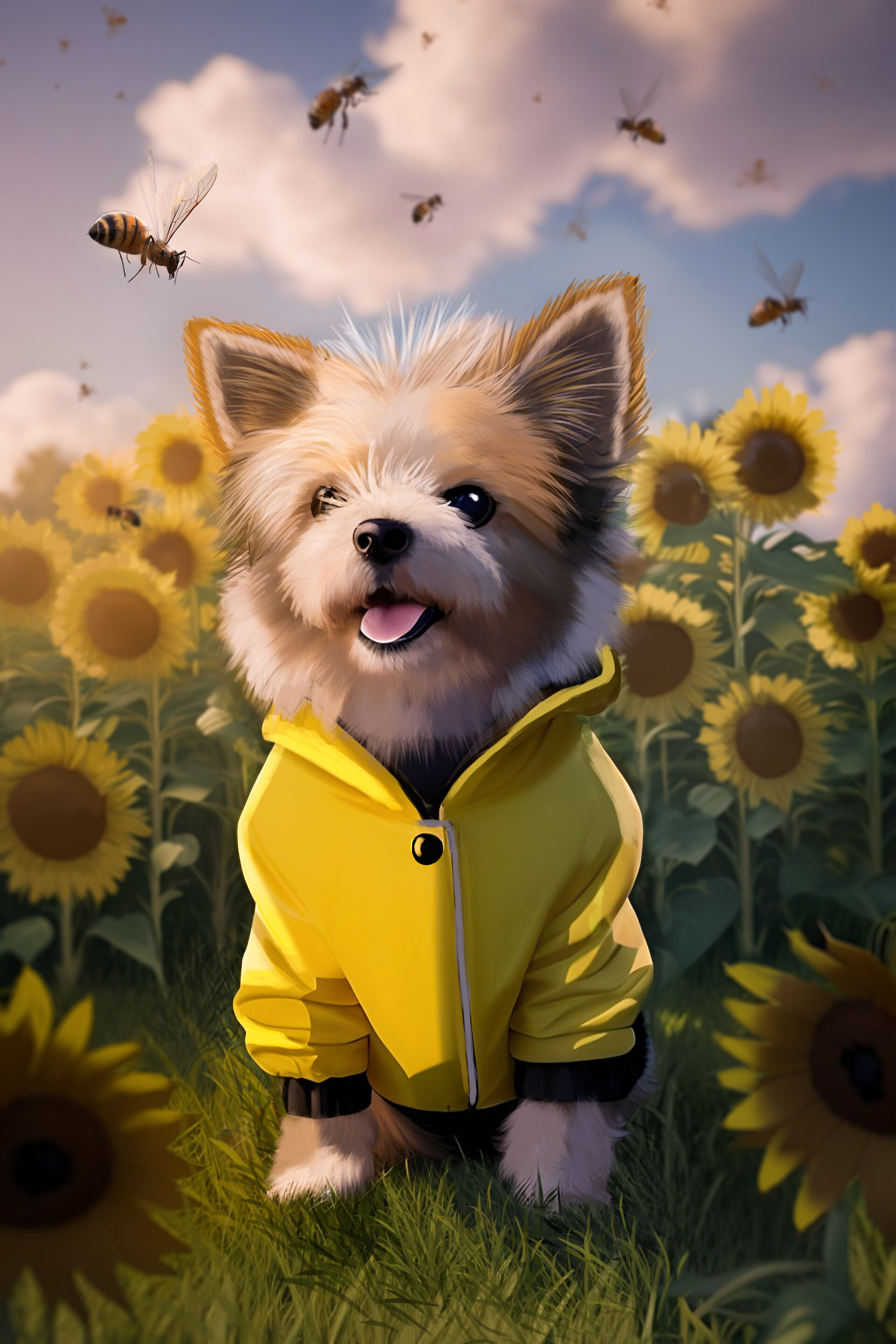 ArtStation - Sunflower dog