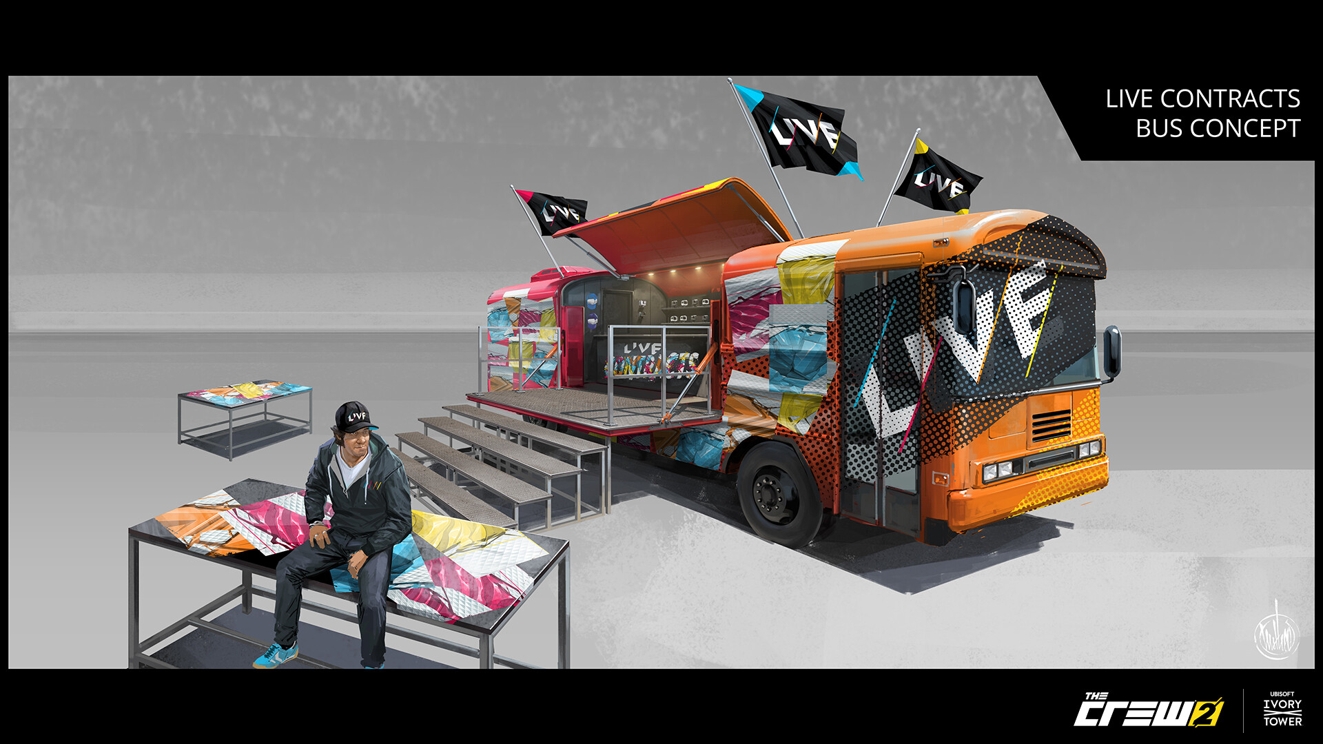 Ubisoft Ivory Tower - The Crew 2 - Concept Art