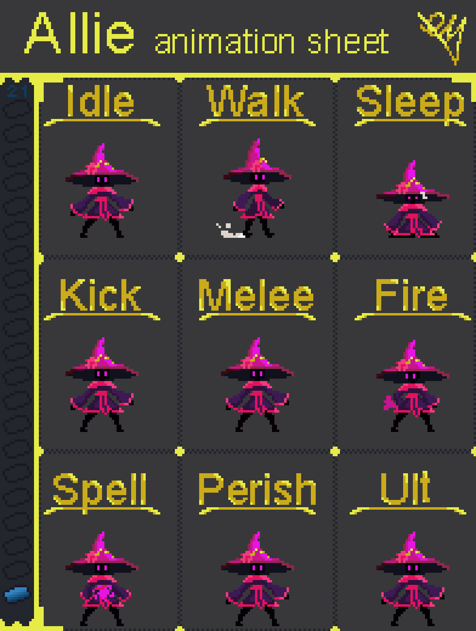 ArtStation - Allie Animation Sheet