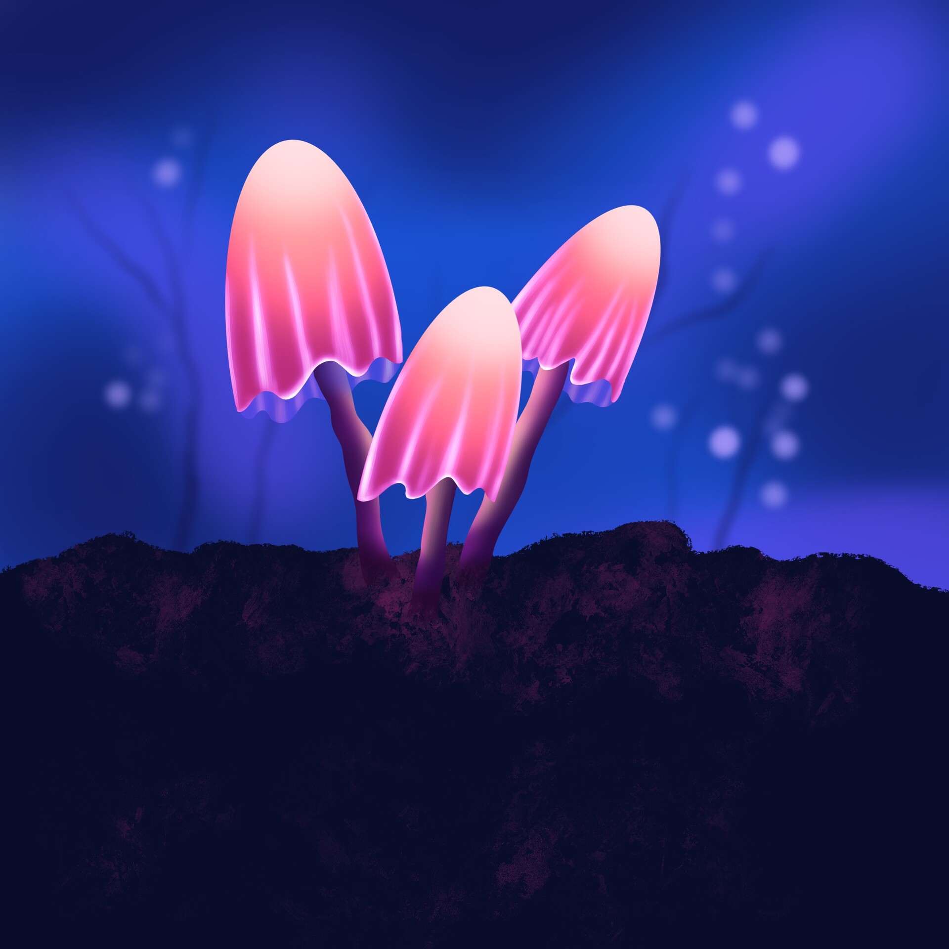 ArtStation - Alien mushrooms