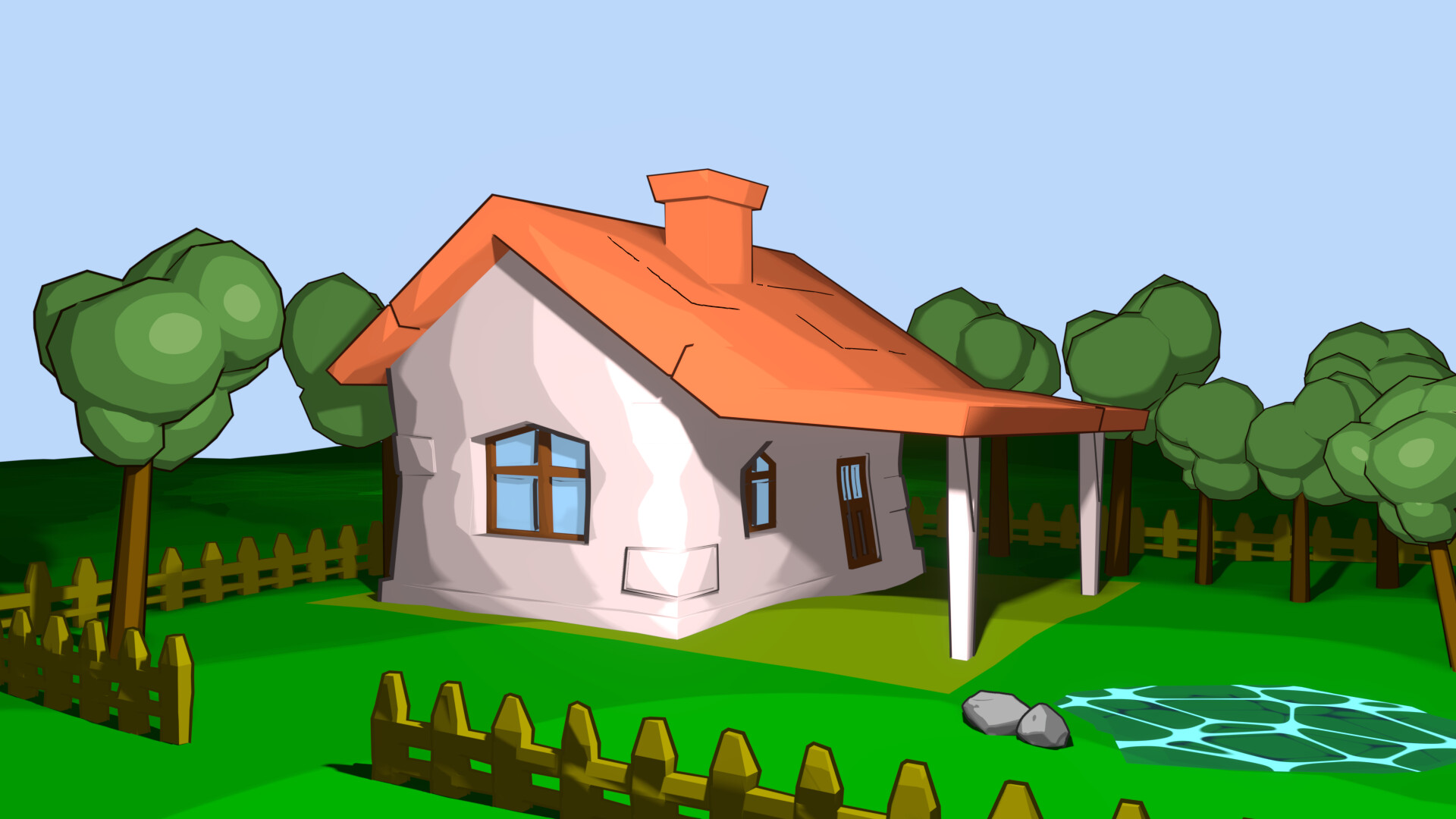 ArtStation - Toon House