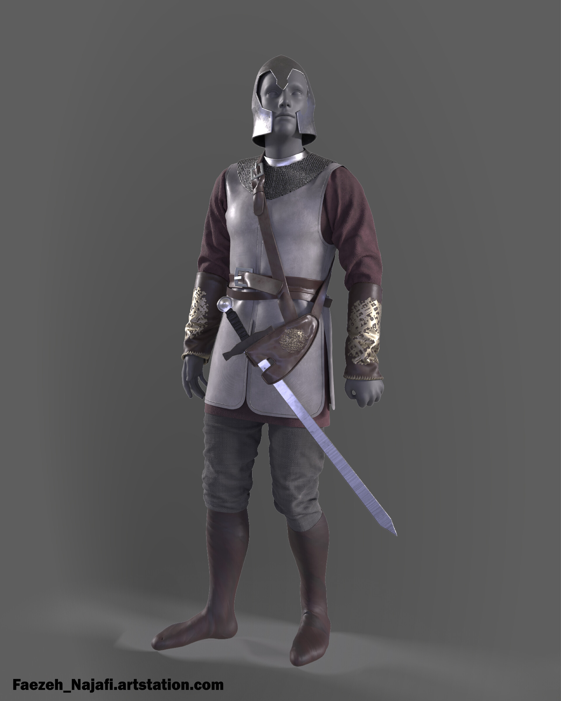 ArtStation - Medieval Soldier Warrior armor