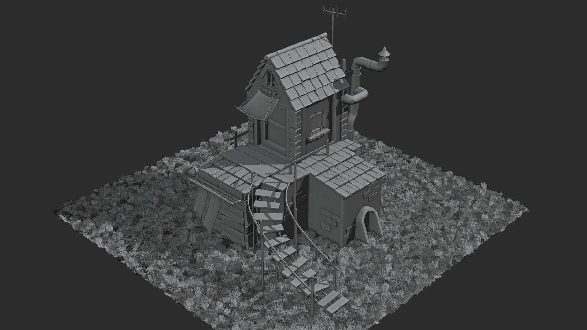 ArtStation - 3D Simple Shack