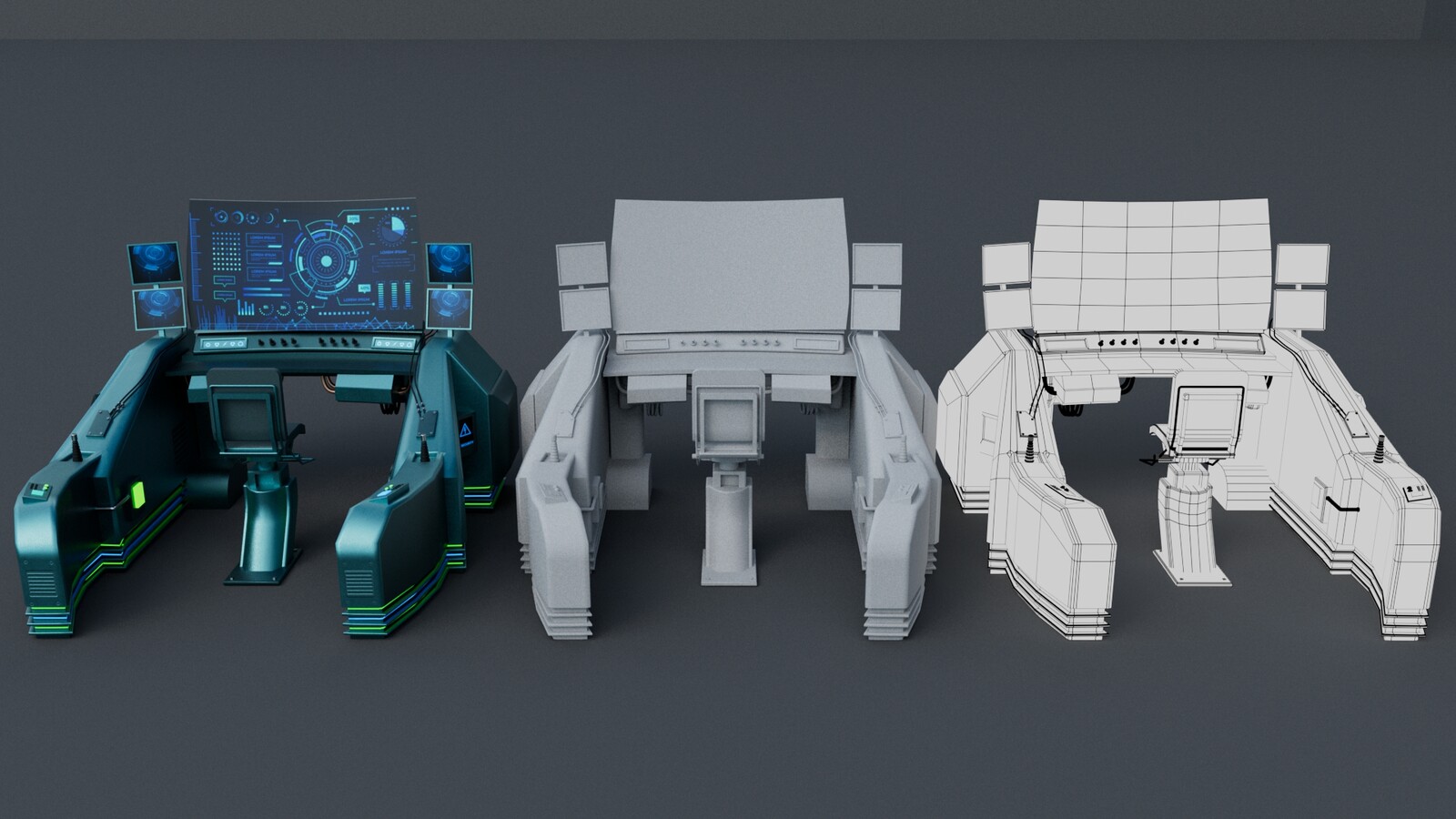 Muhammad Junaid - Sci-Fi Workstation